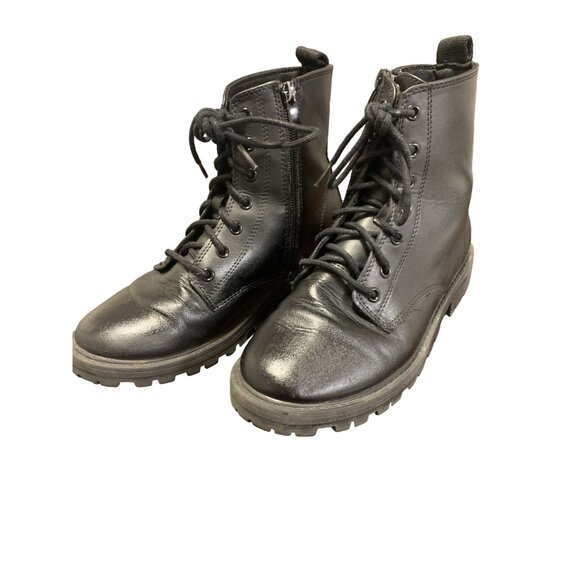 Primark | Shoes | Primark Black Lace Up Chunky Combat Ankle Boots Size ...